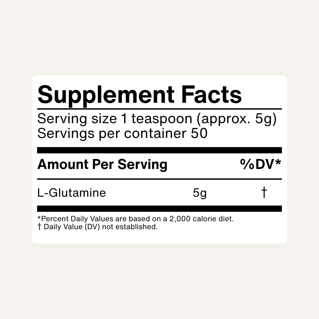 unflavoured L-Glutamine for smoothies