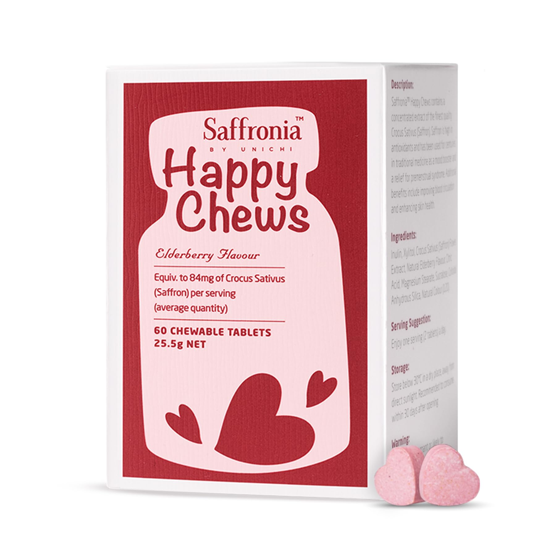 Unichi Saffronia Happy Chews for mood balance