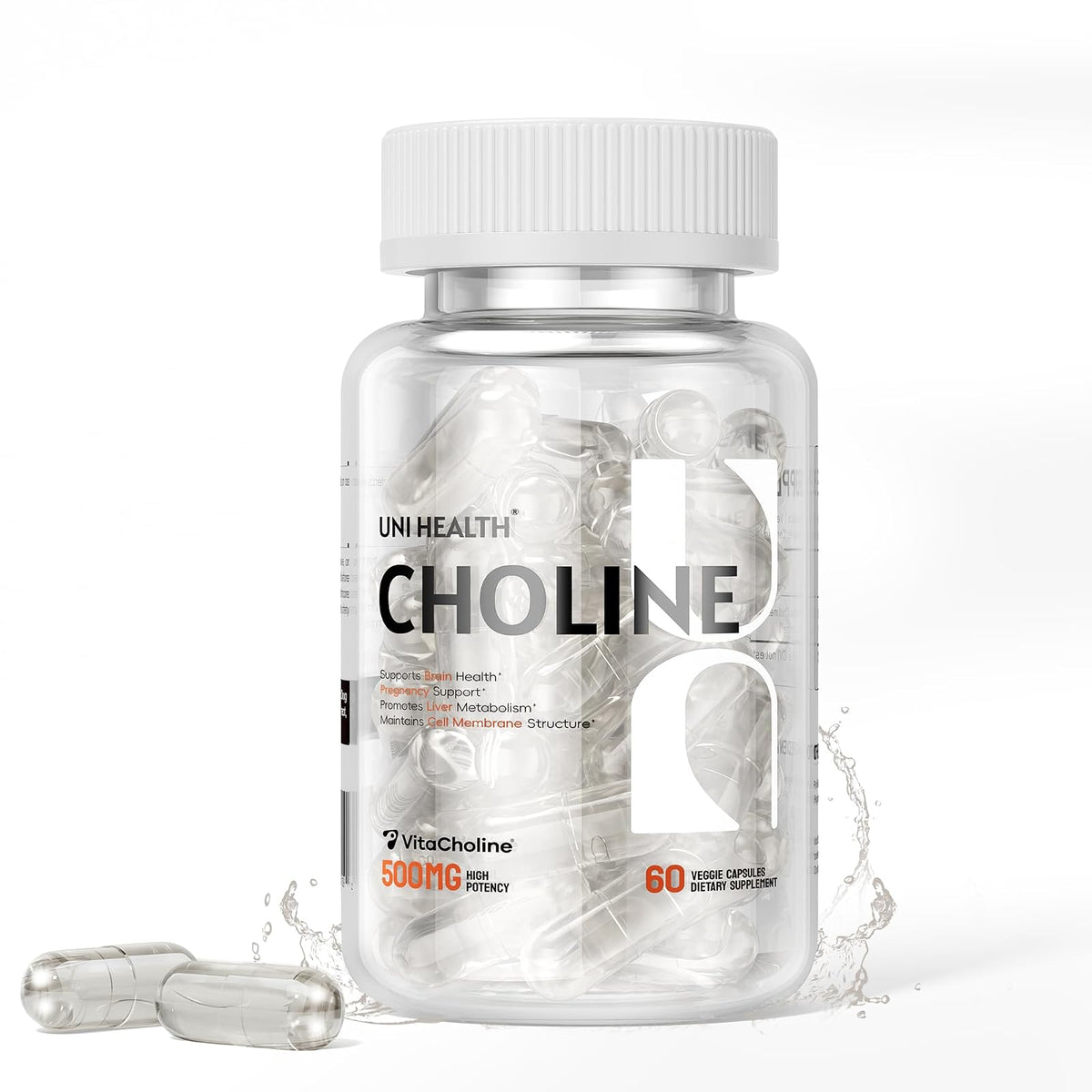 UniHealth Choline 500 mg capsules