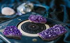 unique amethyst geode home accent