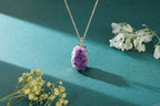 unique amethyst necklace for nail health