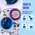 unique blue herbal tea blend