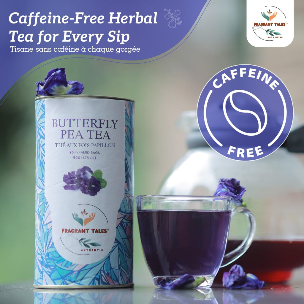 Unique blue tea for special occasions