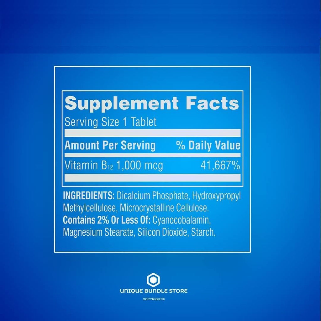 Unique Bundle Store vitamin supplement
