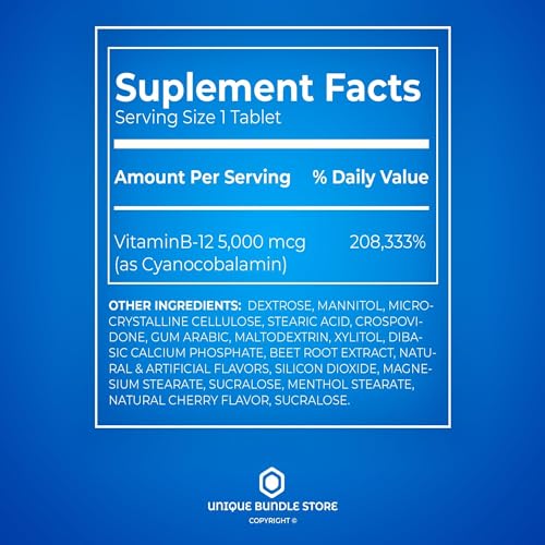 unique bundle vitamin B12 benefits