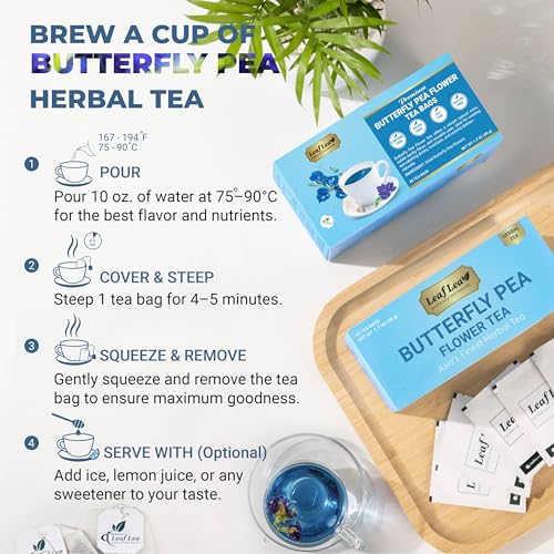 unique butterfly pea tea infusion