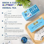 unique butterfly pea tea infusion