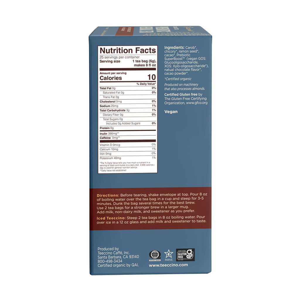unique dandelion and dark chocolate infusion