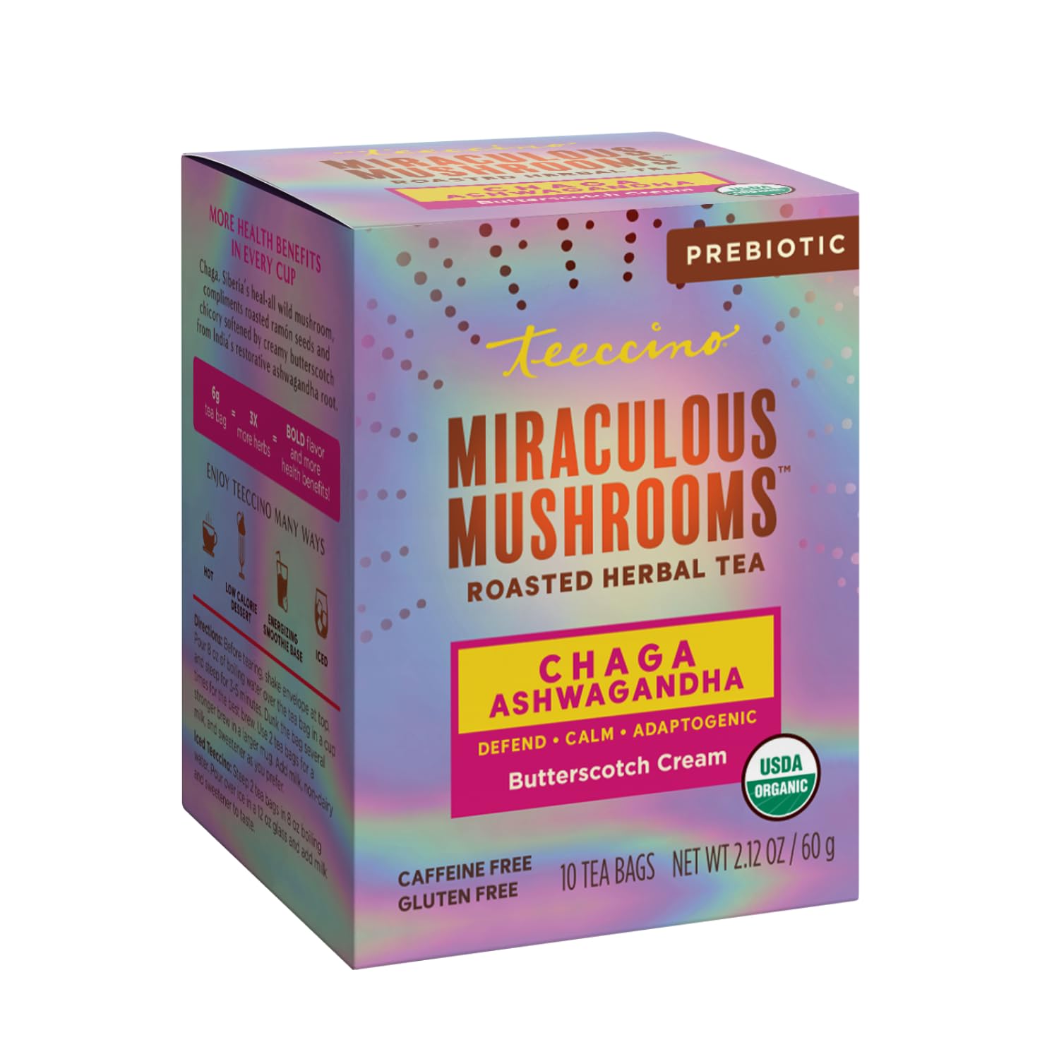 Unique flavour herbal tea experience