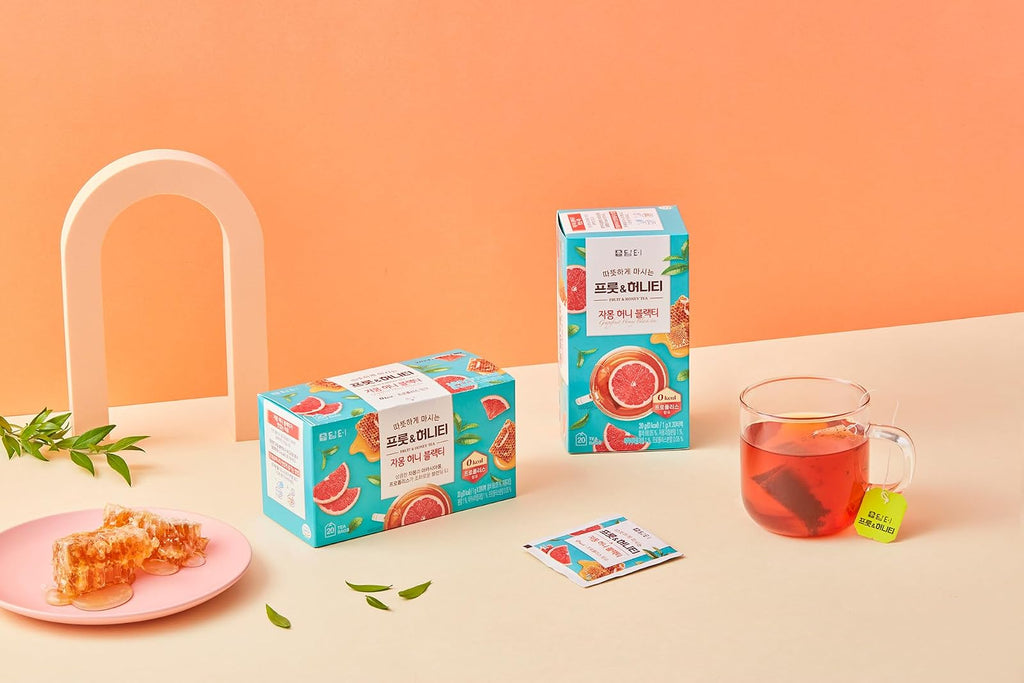 Unique grapefruit black tea blend