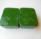 Unique green mineral display piece