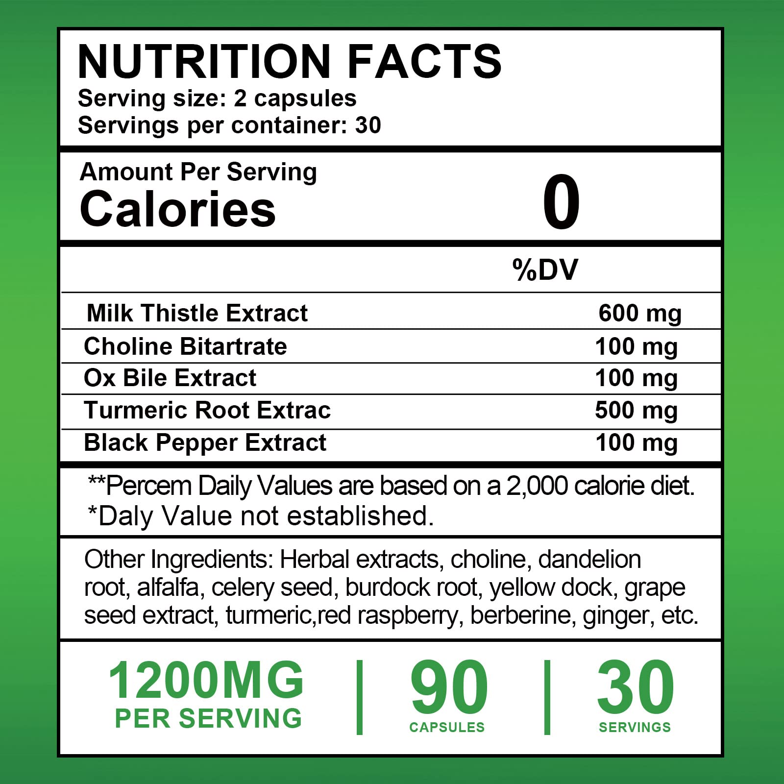 unique nutrients for liver repair