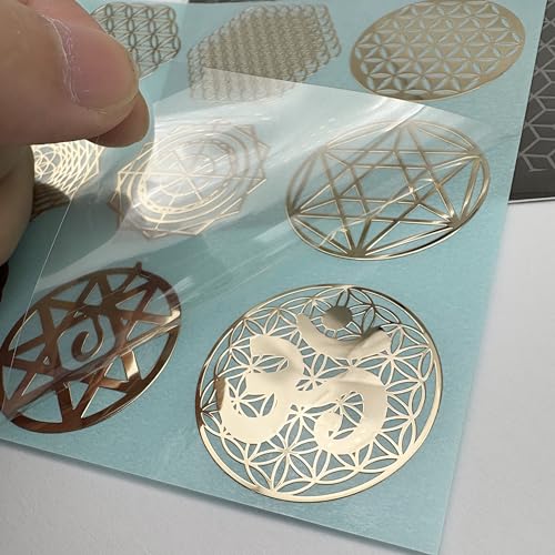 Unique orgonite stickers for energy