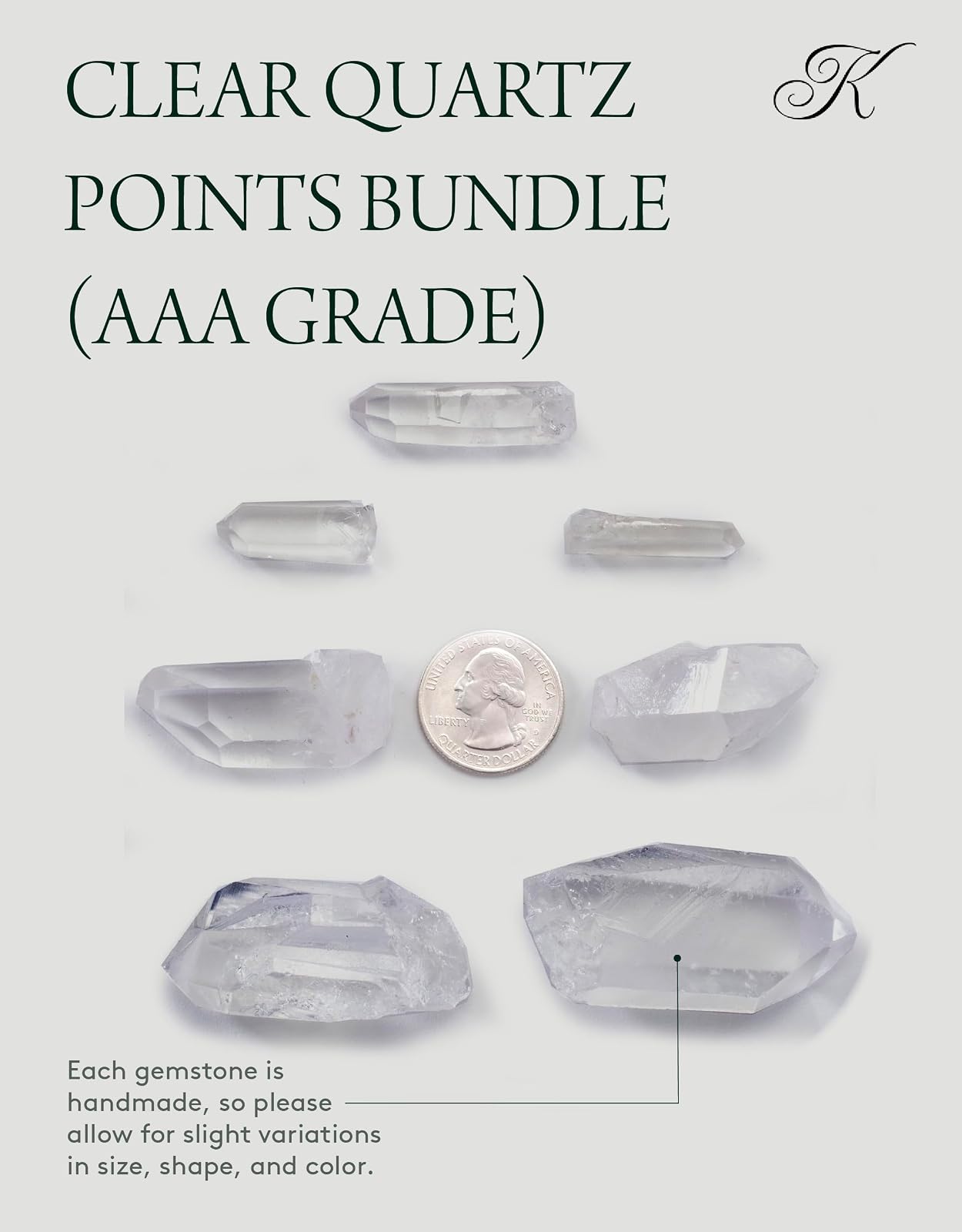 unique raw quartz for collectors