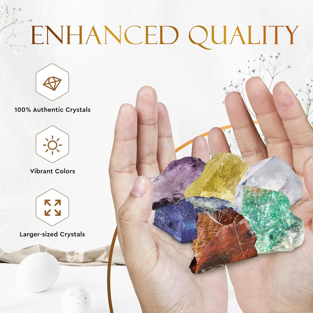 unique raw stones for meditation
