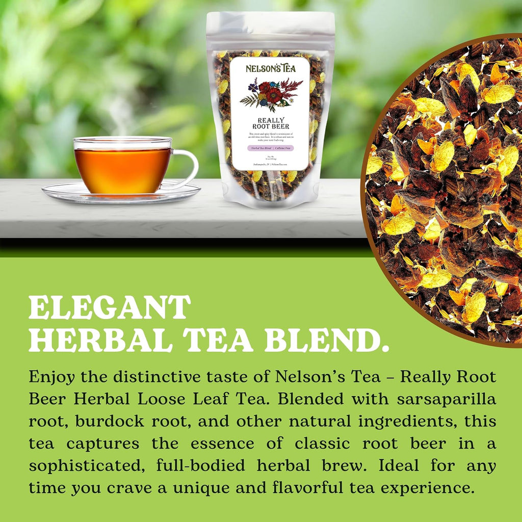 Unique sarsaparilla herbal tea blend