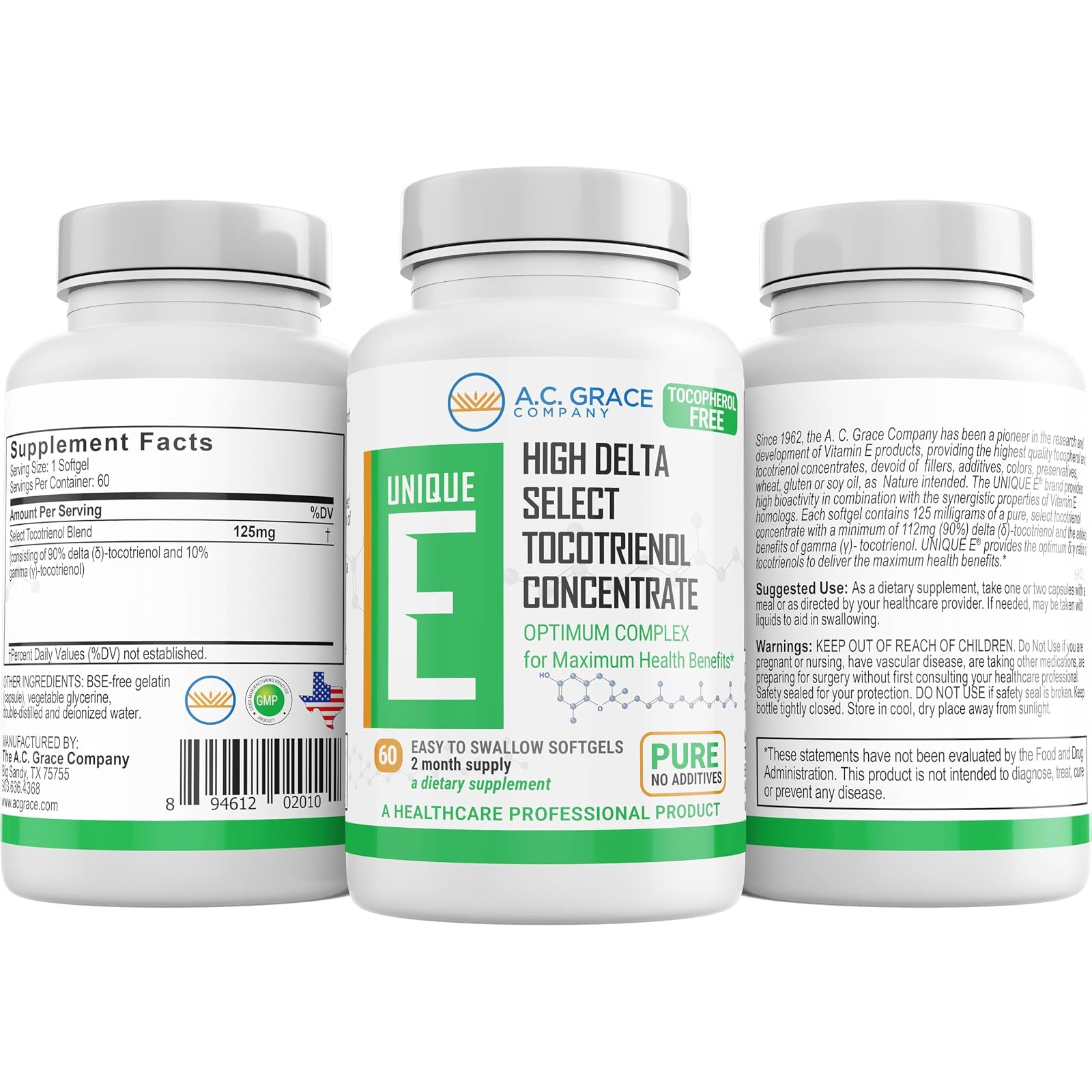 unique tocotrienols for health