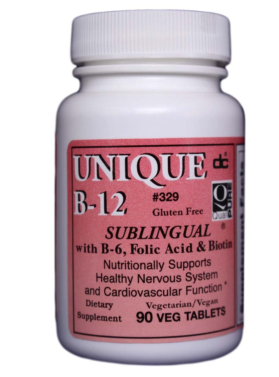 Unique vitamin B12 sublingual capsules