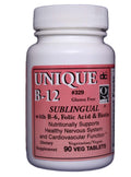 Unique vitamin B12 sublingual capsules