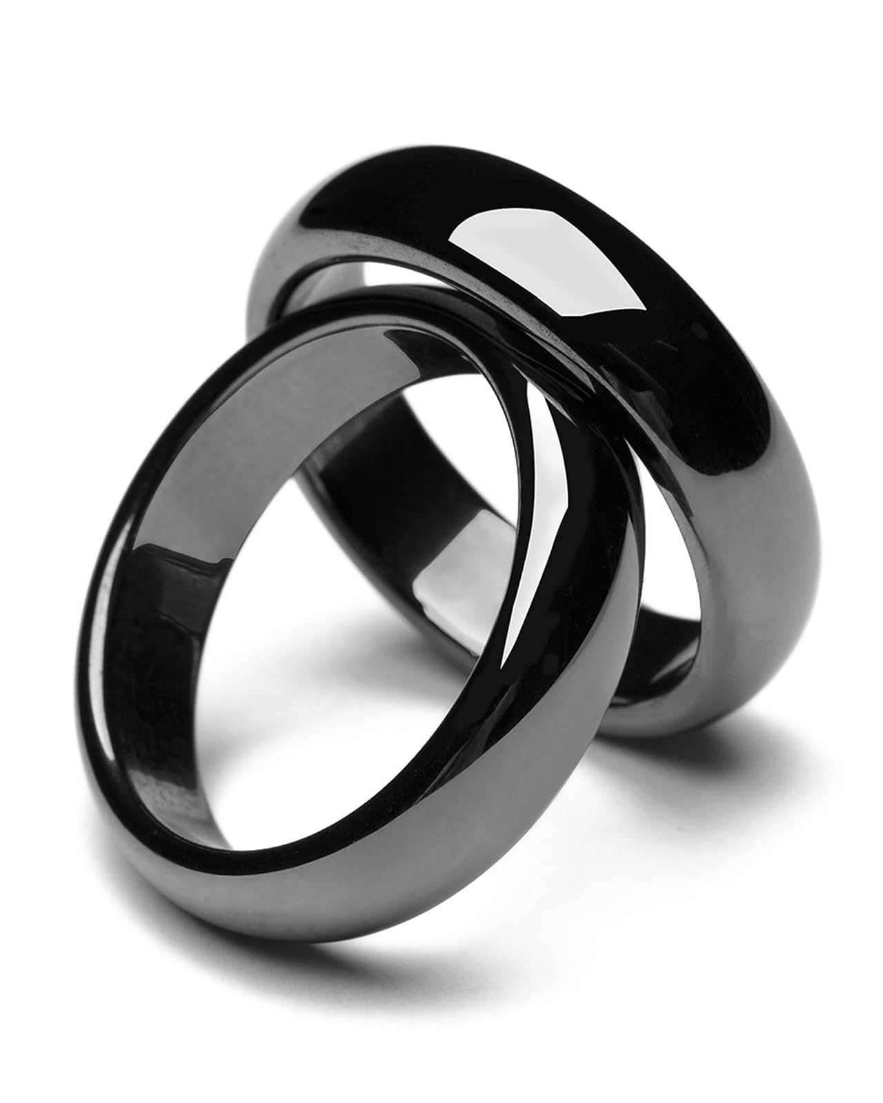 unisex hematite rings for anxiety