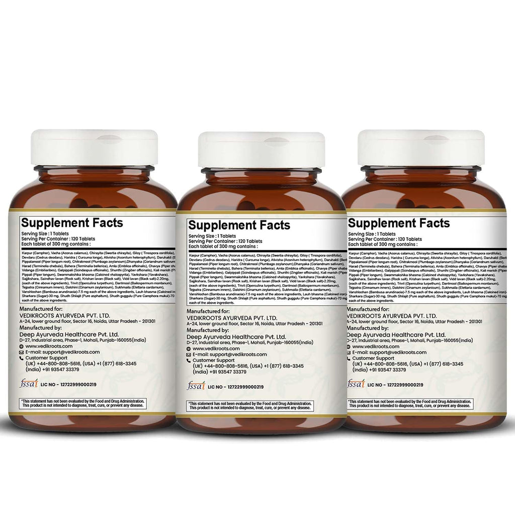 unisex herbal tablets for vitality