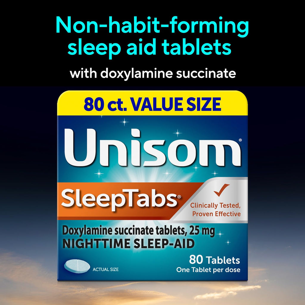 Unisom tablets for better sleep quality