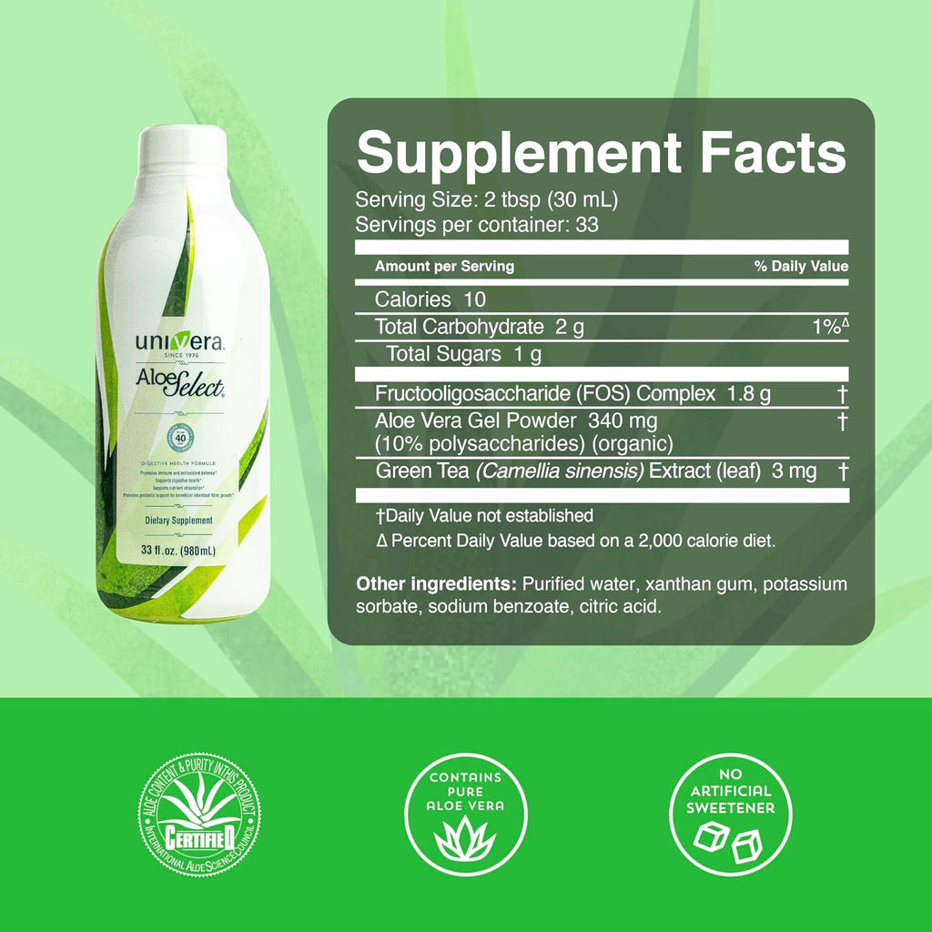 Univera Aloe Vera for skin health
