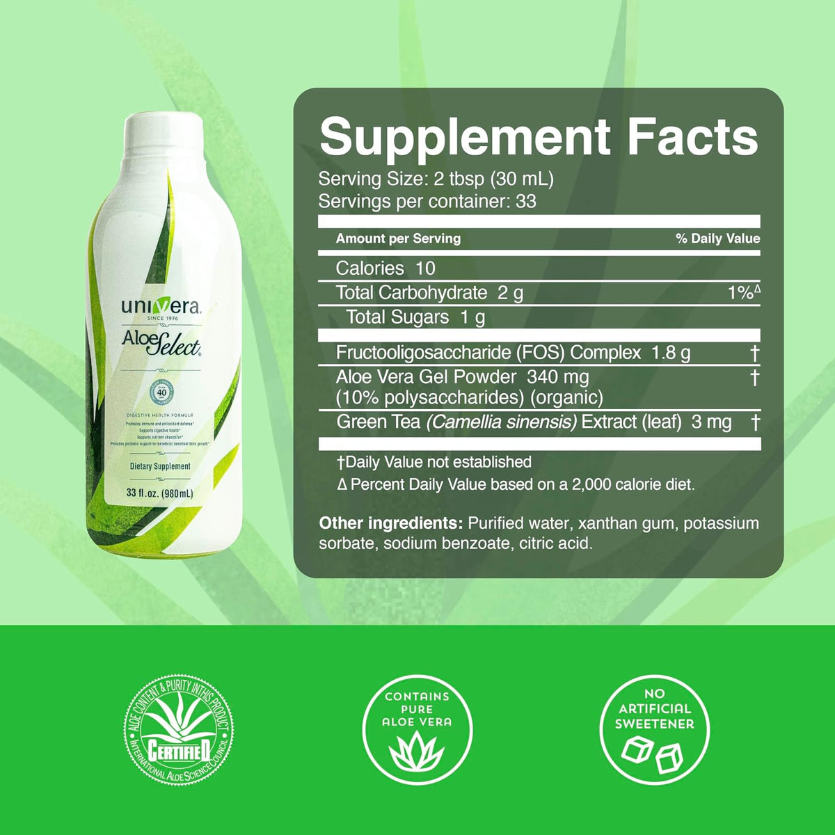 Univera Aloe Vera for skin health