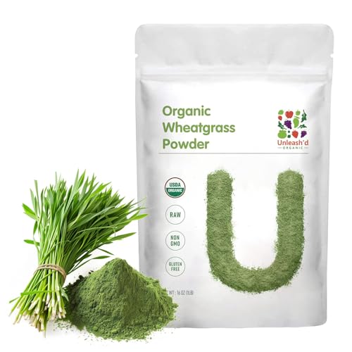 Unleash'd organic wheatgrass powder benefits