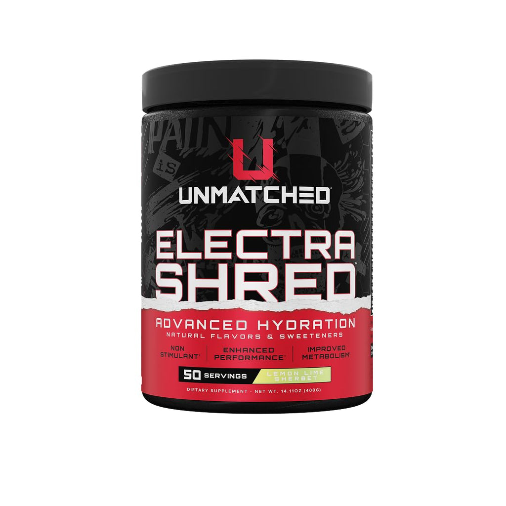 Unmatched ElectraShred electrolyte powder benefits
