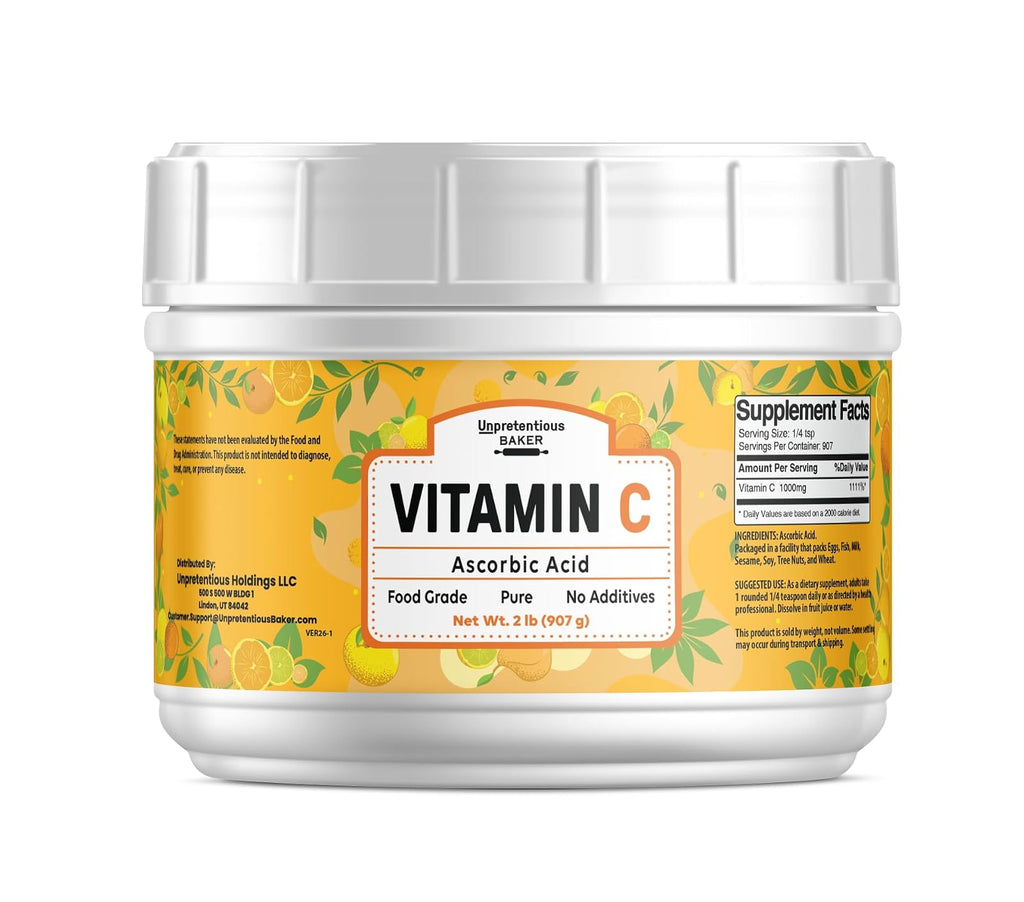 Unpretentious vitamin C powder for immunity