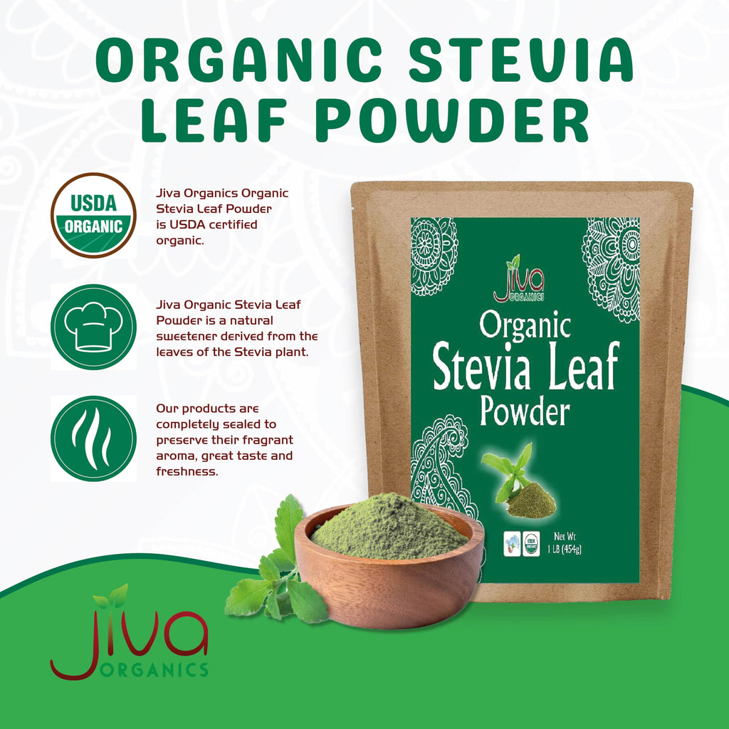 unprocessed stevia for healthy cooking