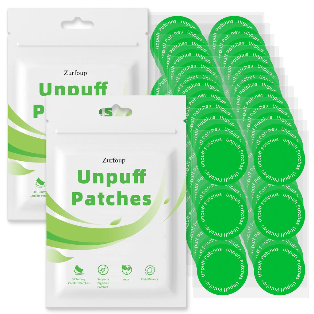 Unpuff patches for tummy relief