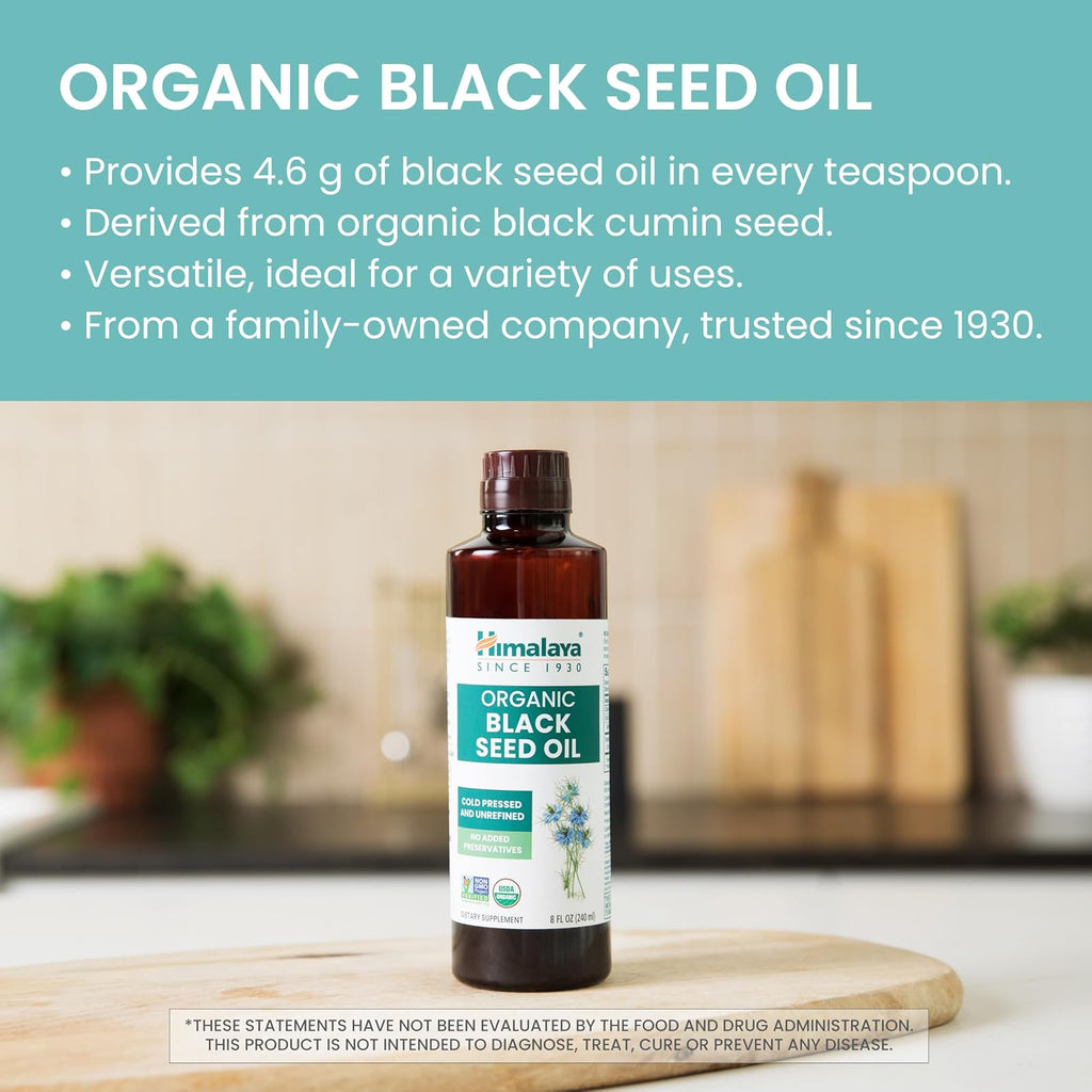 unrefined black seed oil for health