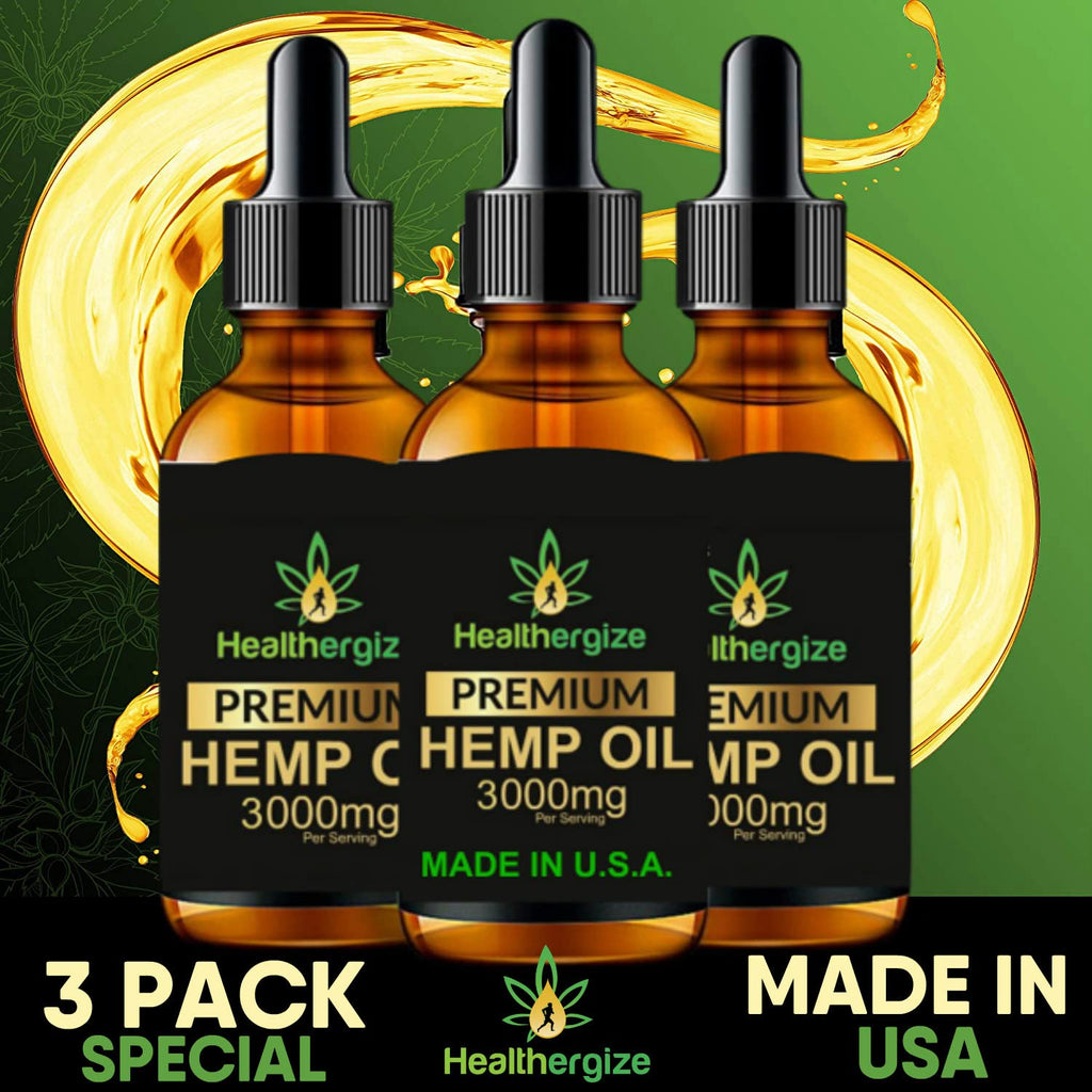 Unrefined hemp oil full flavour