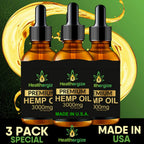 Unrefined hemp oil full flavour