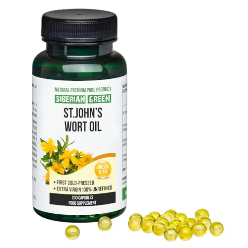 Unrefined St. John's Wort oil softgels