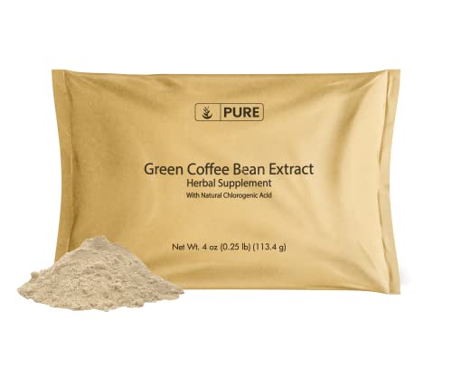 unroasted green coffee bean supplement