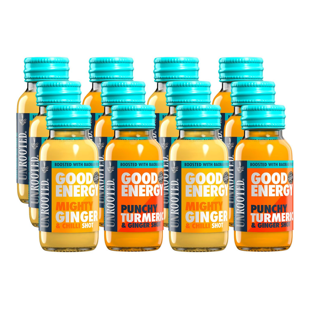 UNROOTED ginger turmeric health shots