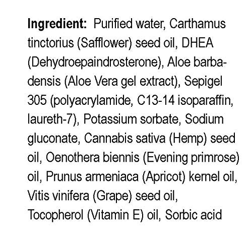 Unscented DHEA supplement for wellness
