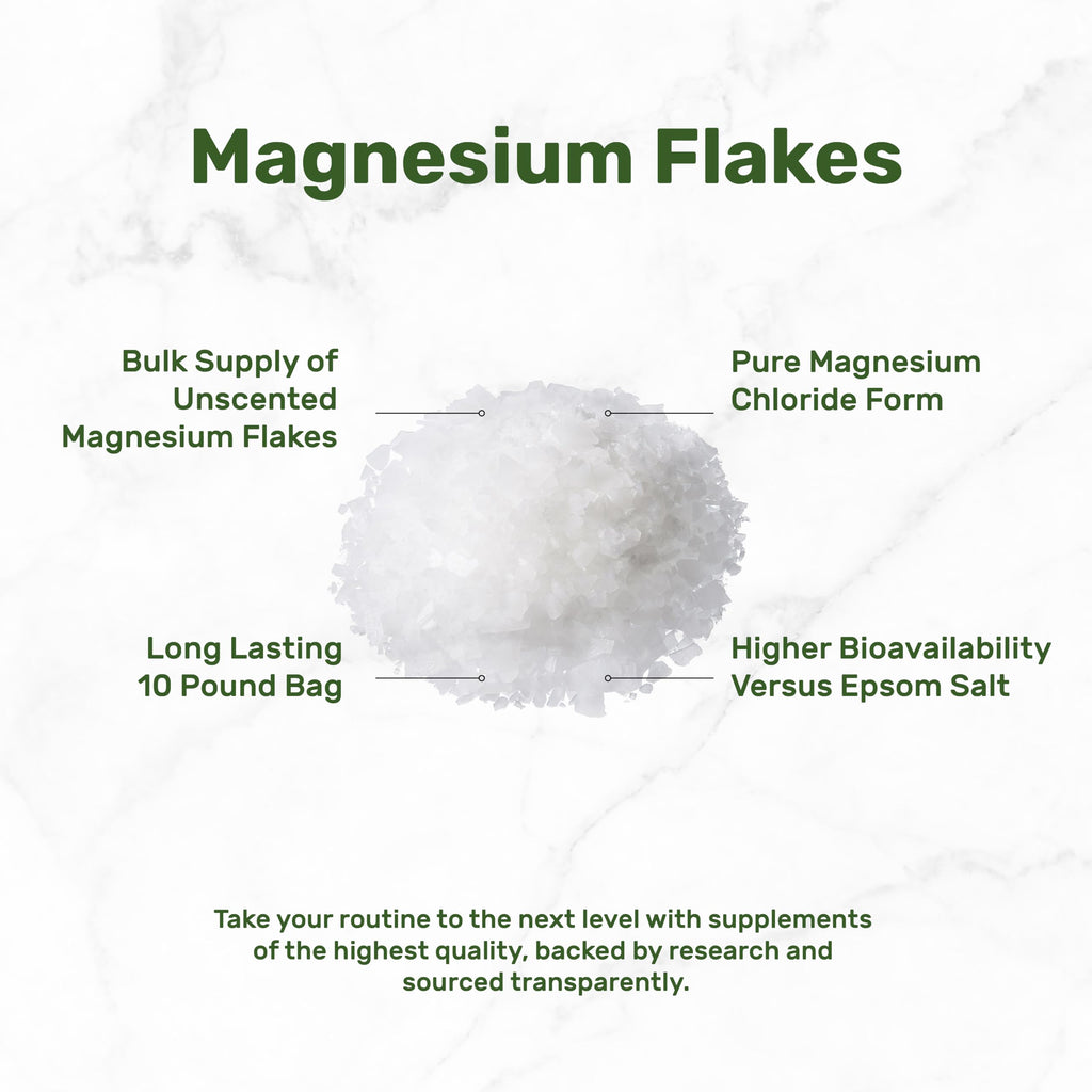 unscented magnesium flakes for soothing baths