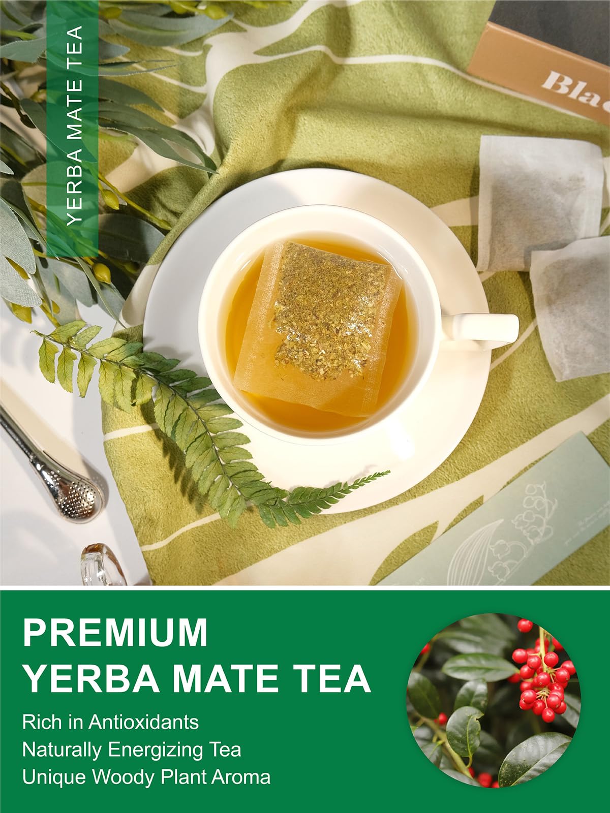 unsmoked yerba mate for energy