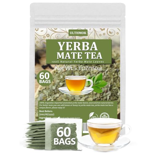 unsmoked yerba mate tea bags
