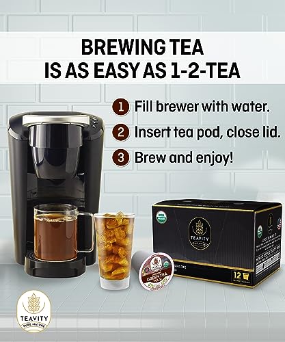 unsweetened green tea pods