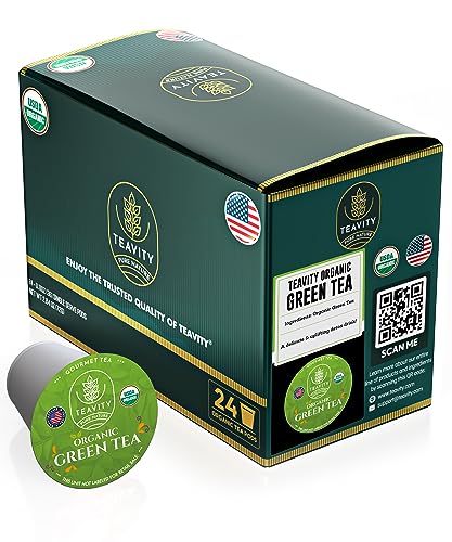 unsweetened green tea pods