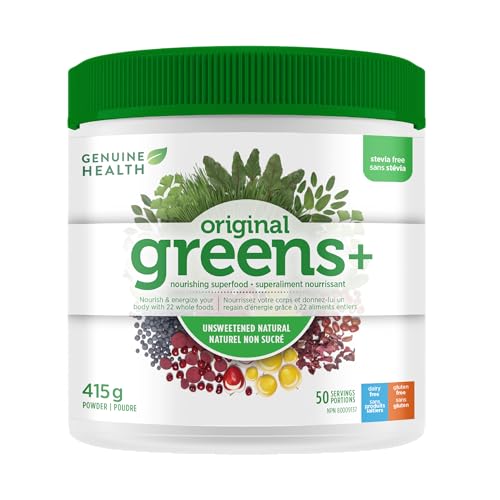 Unsweetened greens for daily health