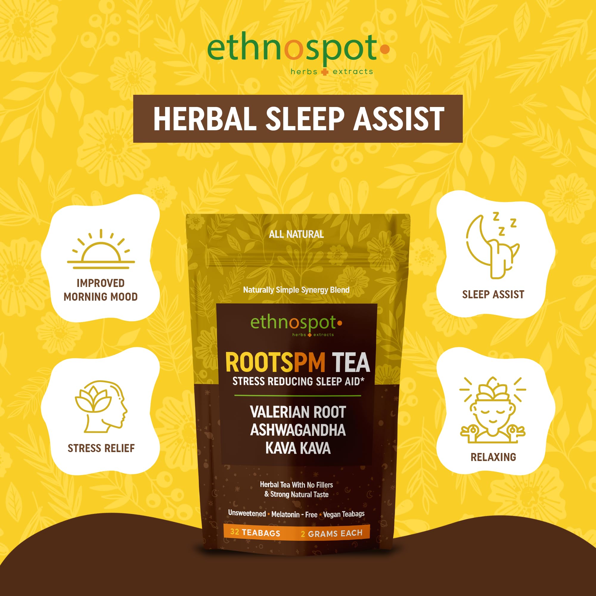 unsweetened valerian tea for better sleep