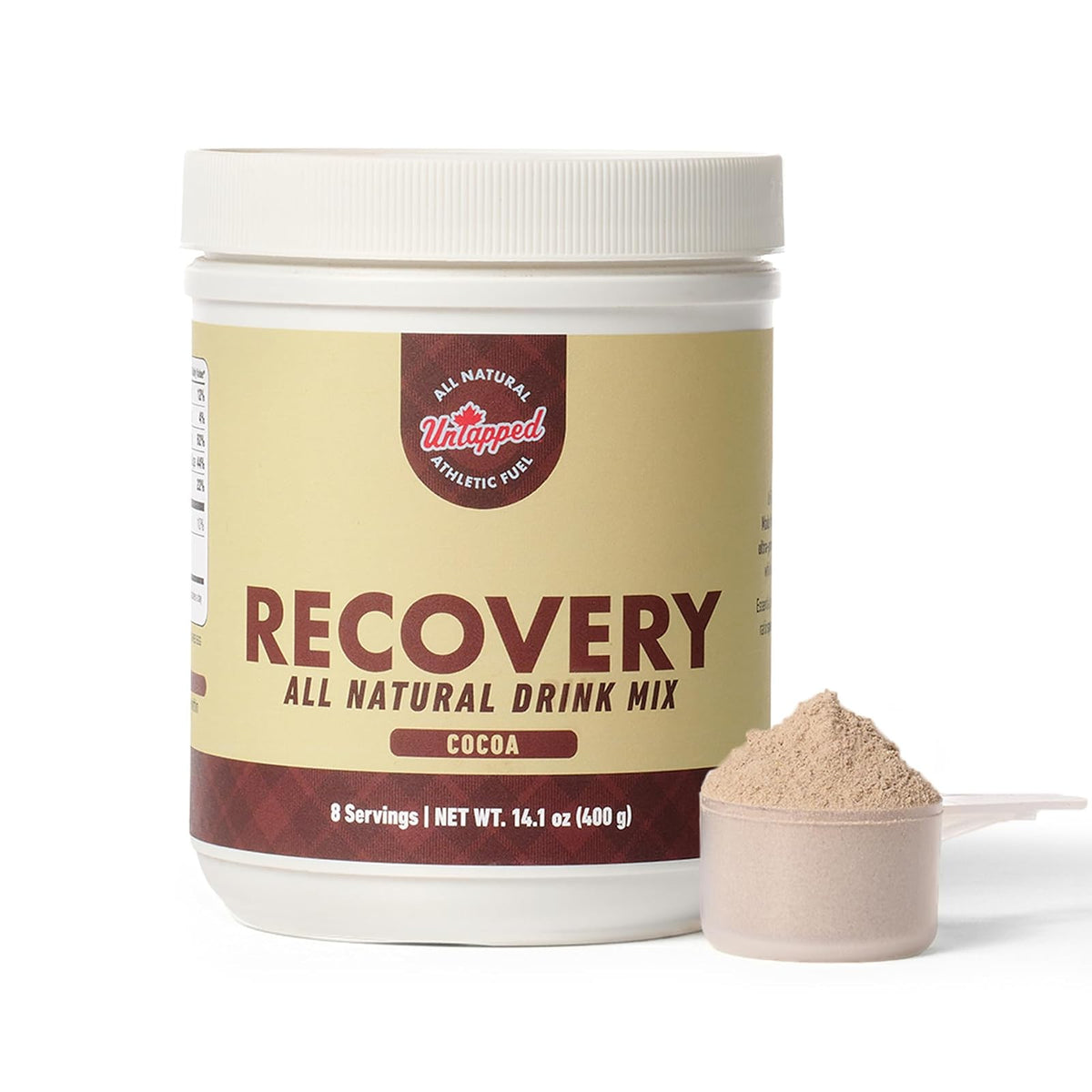 Untapped cocoa drink mix for recovery