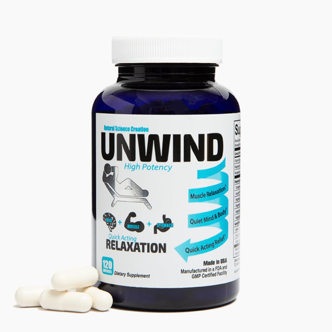 Unwind magnesium supplement for relaxation