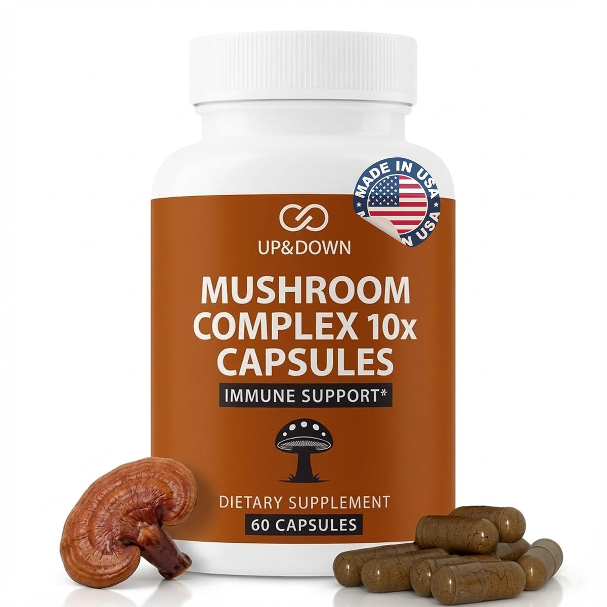 Up&Down Supplements mushroom complex benefits